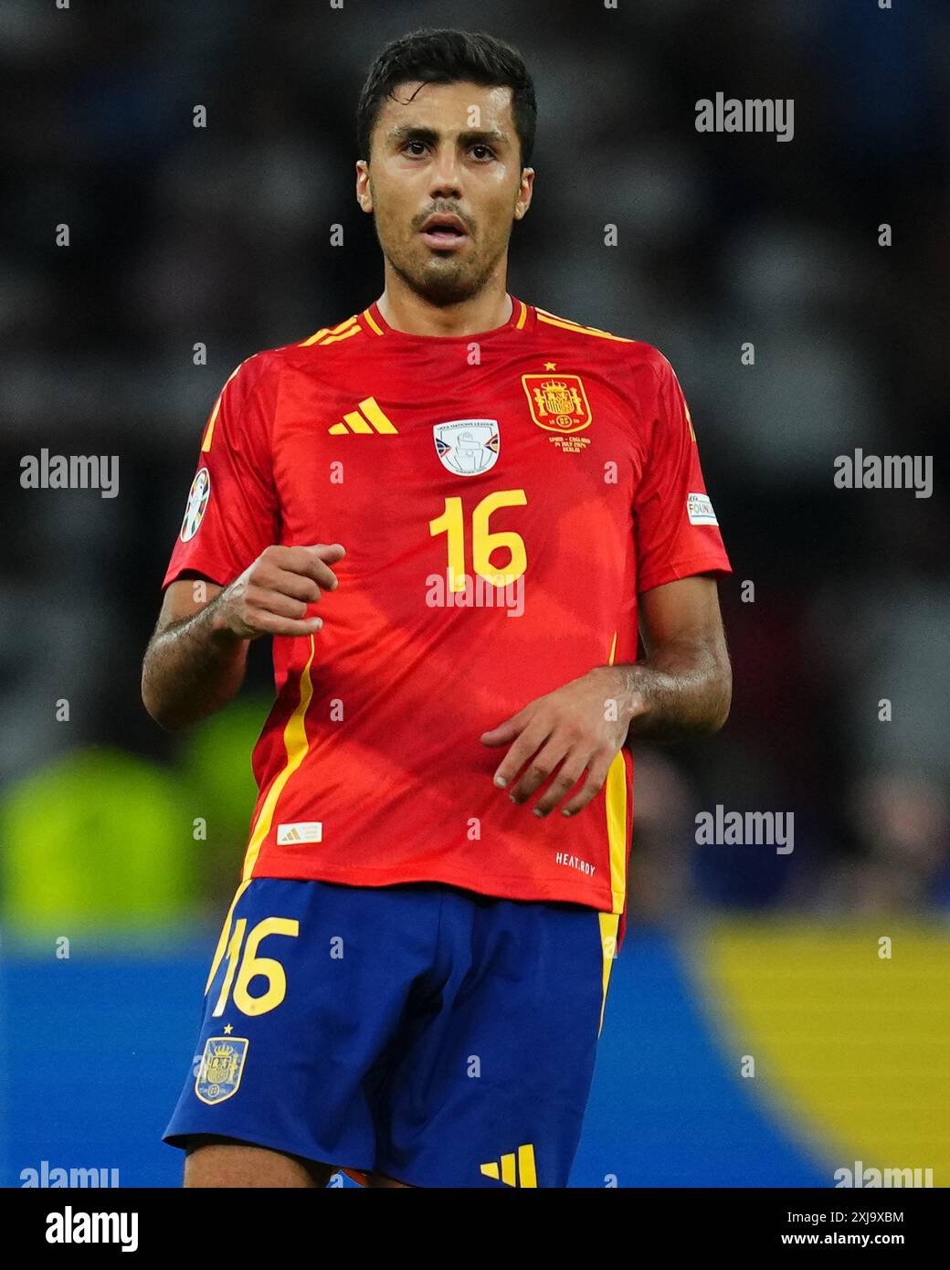 Berlin, Germany. 14th July, 2024. Rodri Hernandez of Spain during the ...