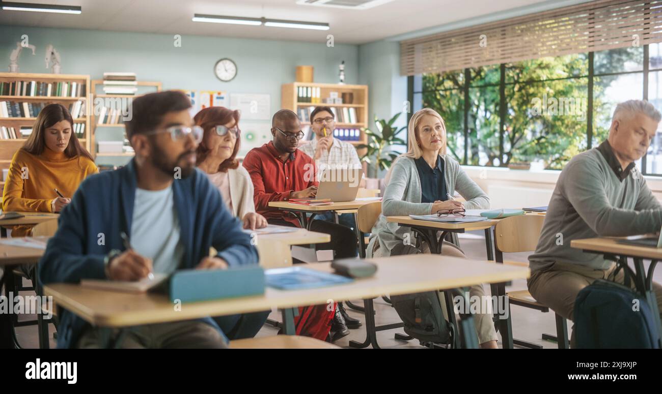 Indian teacher taking class hi-res stock photography and images - Alamy
