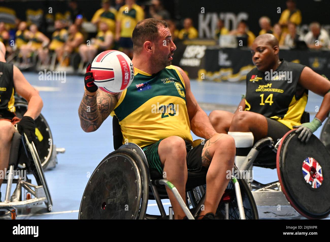 The Invictus Games 2023 Wheelchair Rugby Stock Photo - Alamy