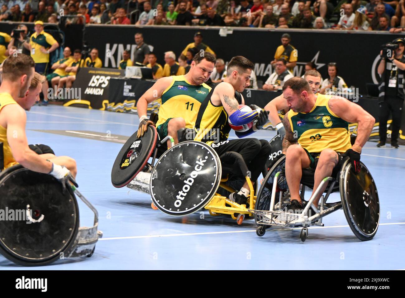The Invictus Games 2023 Wheelchair Rugby Stock Photo - Alamy