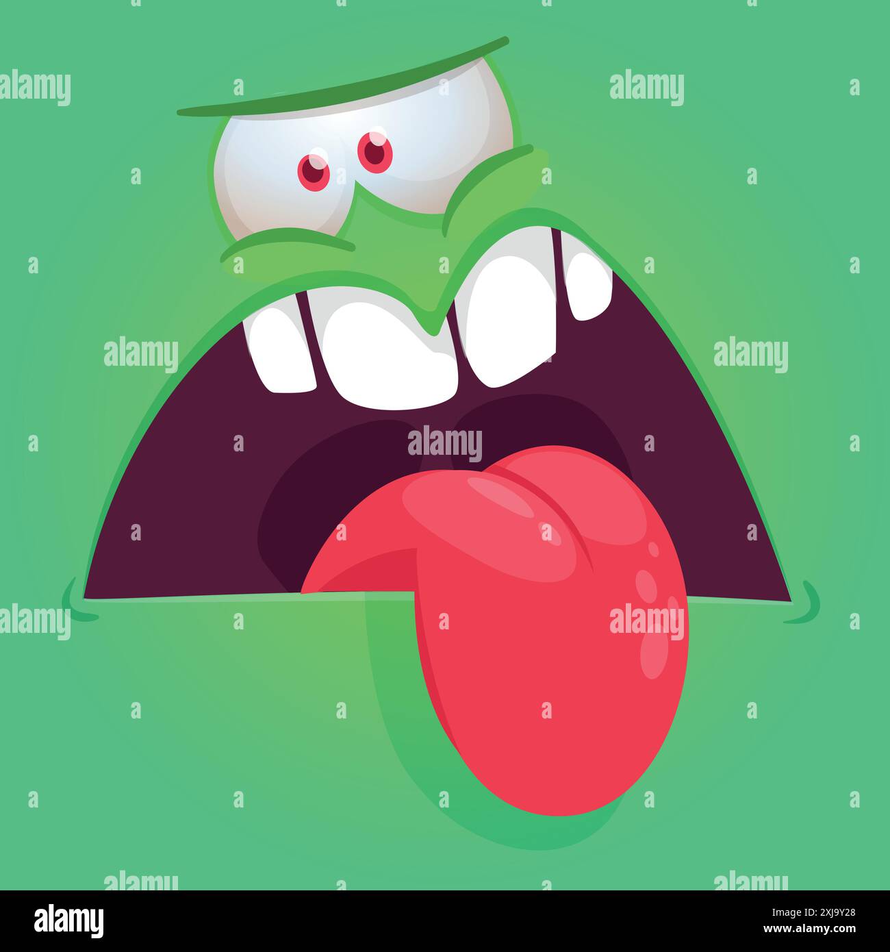 Showing screaming face Stock Vector Images - Alamy