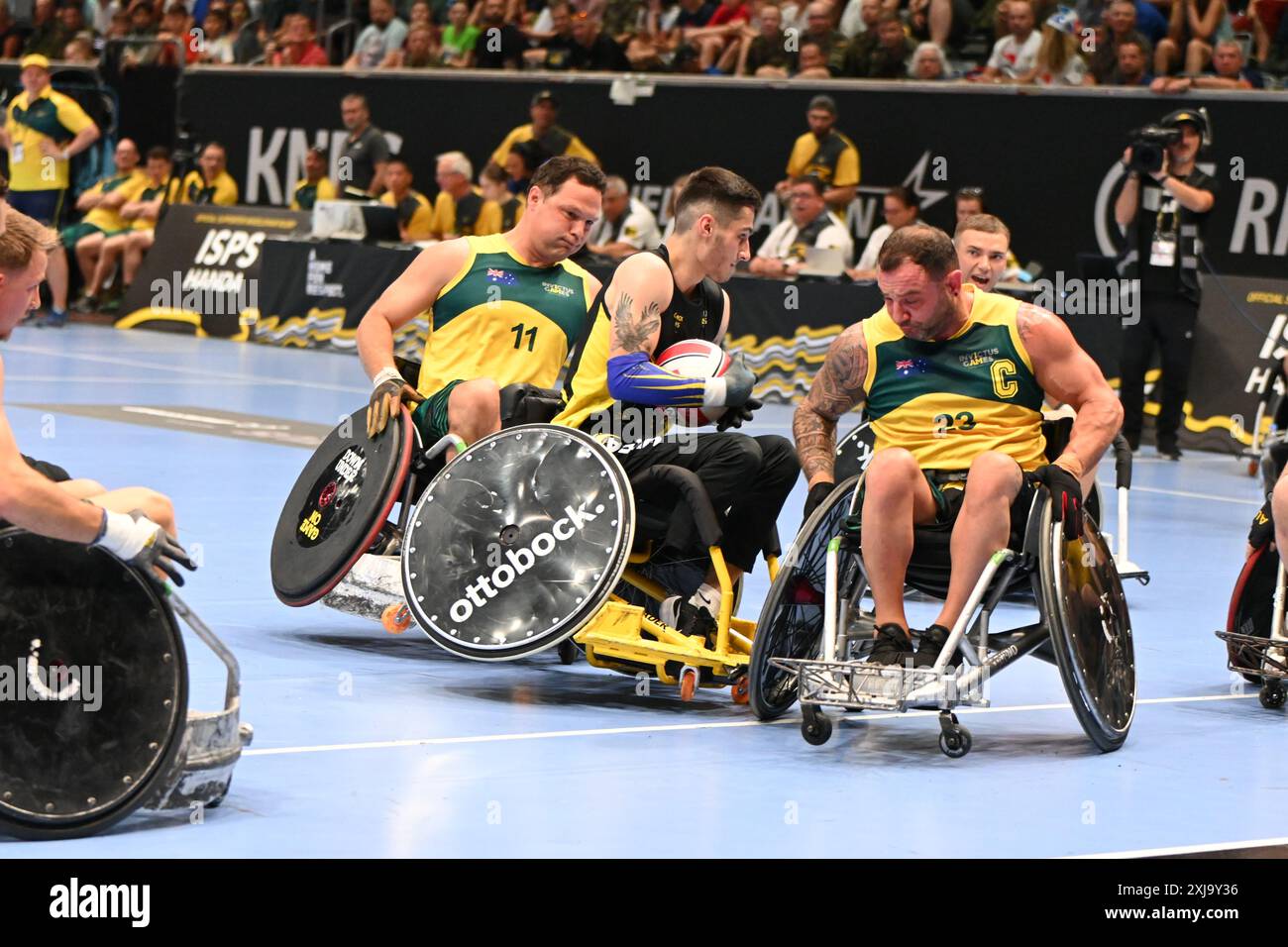 The Invictus Games 2023 Wheelchair Rugby Stock Photo - Alamy