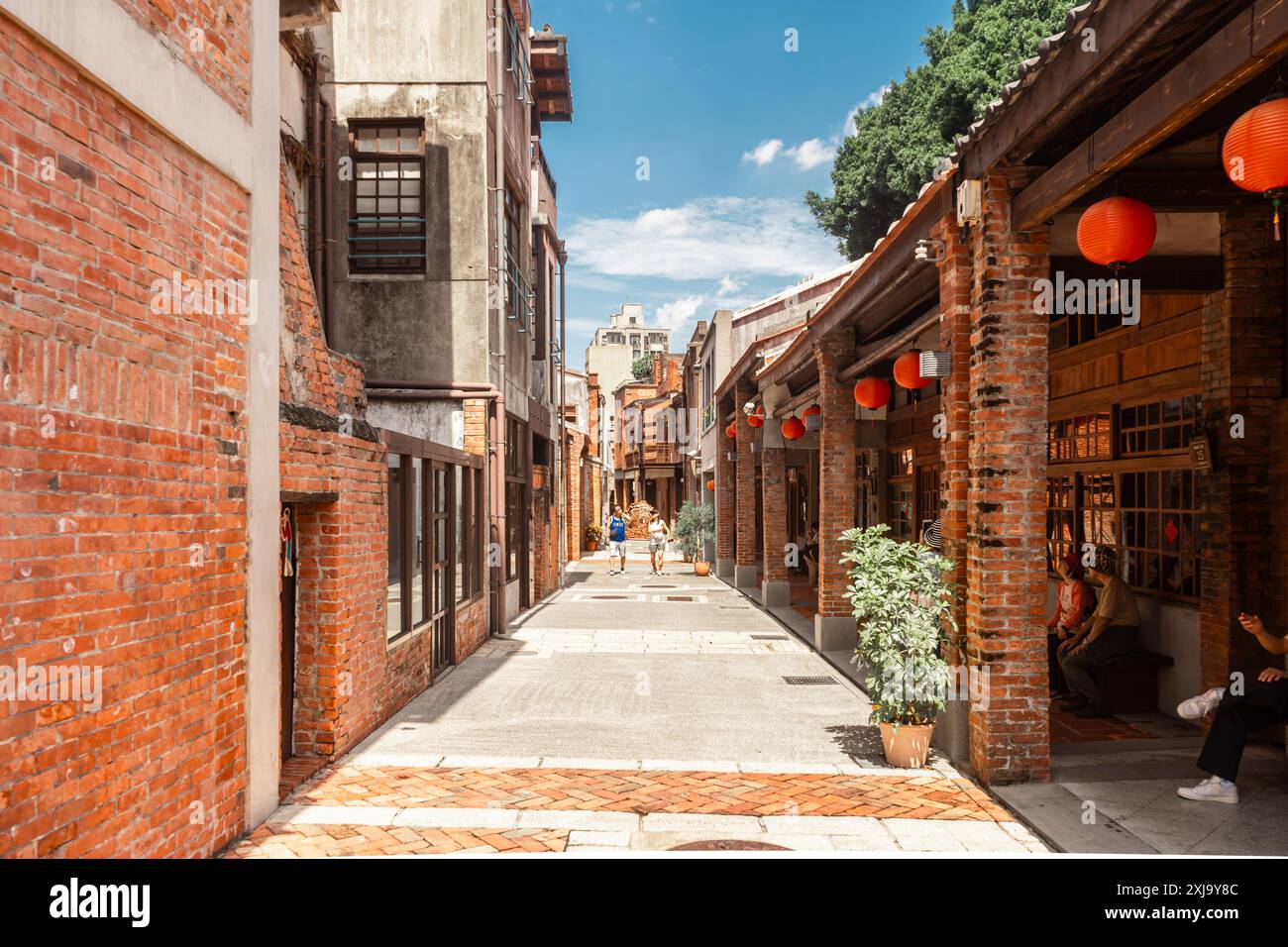 Taipei, Taiwan 12 August 2023 : Old building view of Bopiliao Historic ...