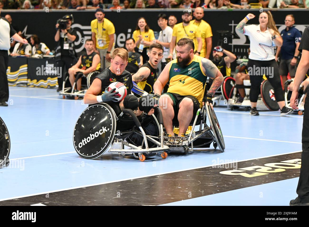 The Invictus Games 2023 Wheelchair Rugby Stock Photo - Alamy