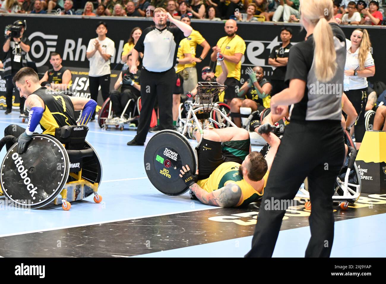 The Invictus Games 2023 Wheelchair Rugby Stock Photo - Alamy