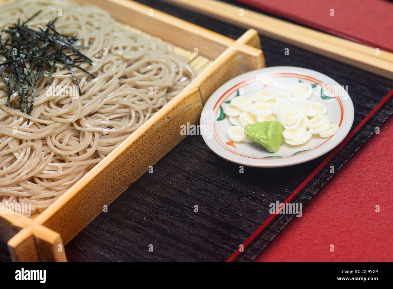 Zaru Soba, Noodles Seasoned with Nori Seaweed Japanese Plastic Food ...
