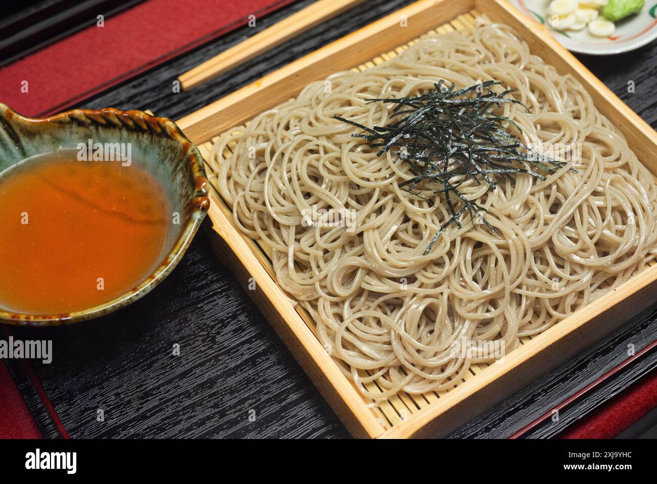 Zaru Soba, Noodles Seasoned with Nori Seaweed Japanese Plastic Food ...