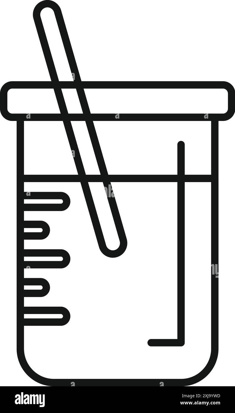 Stirring experiment Black and White Stock Photos & Images - Alamy