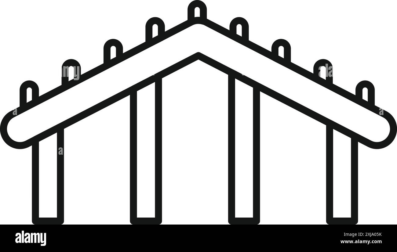 Metal playground climbing structure Stock Vector Images - Alamy