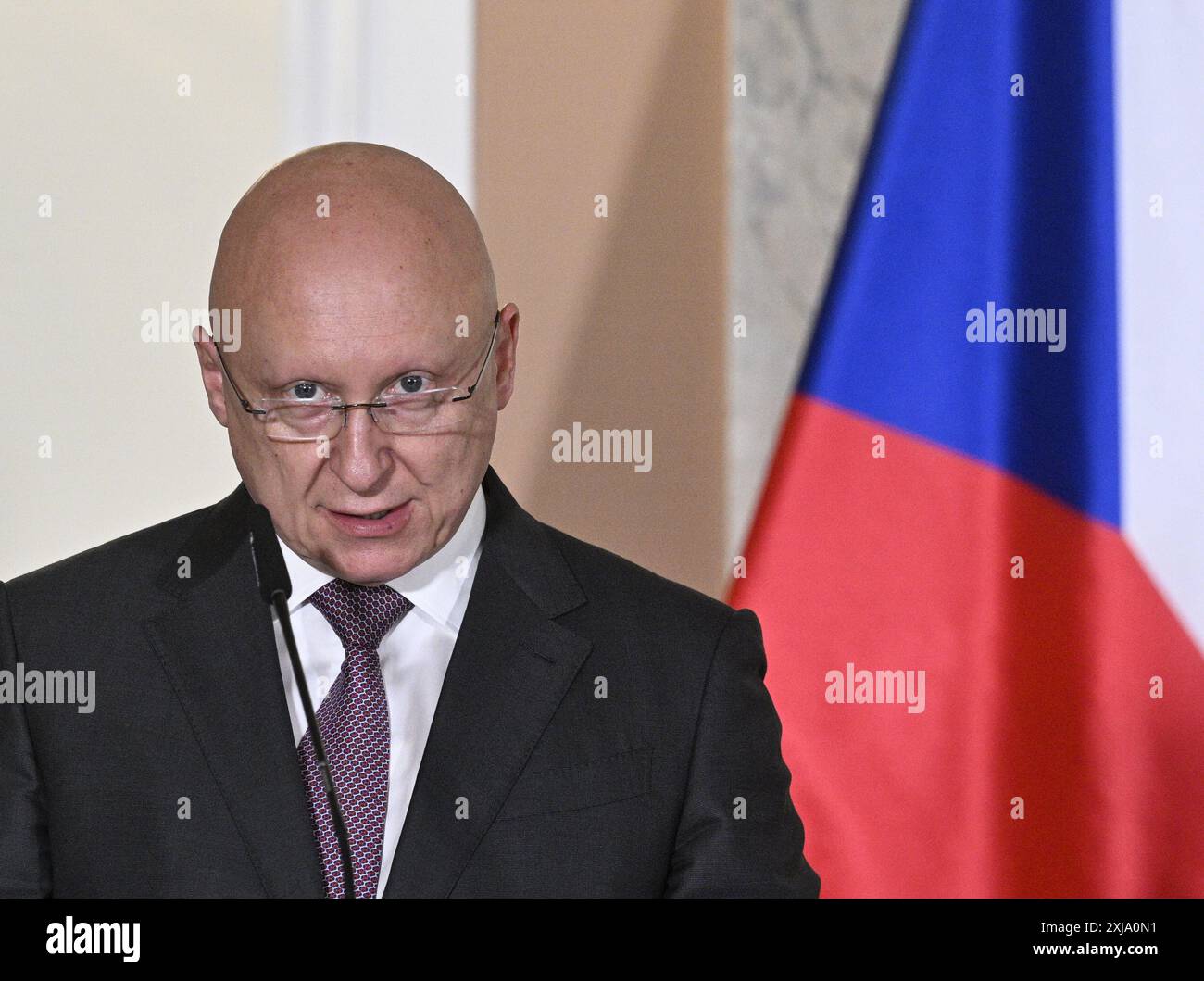 CEZ CEO Daniel Benes at today's press conference after a cabinet ...