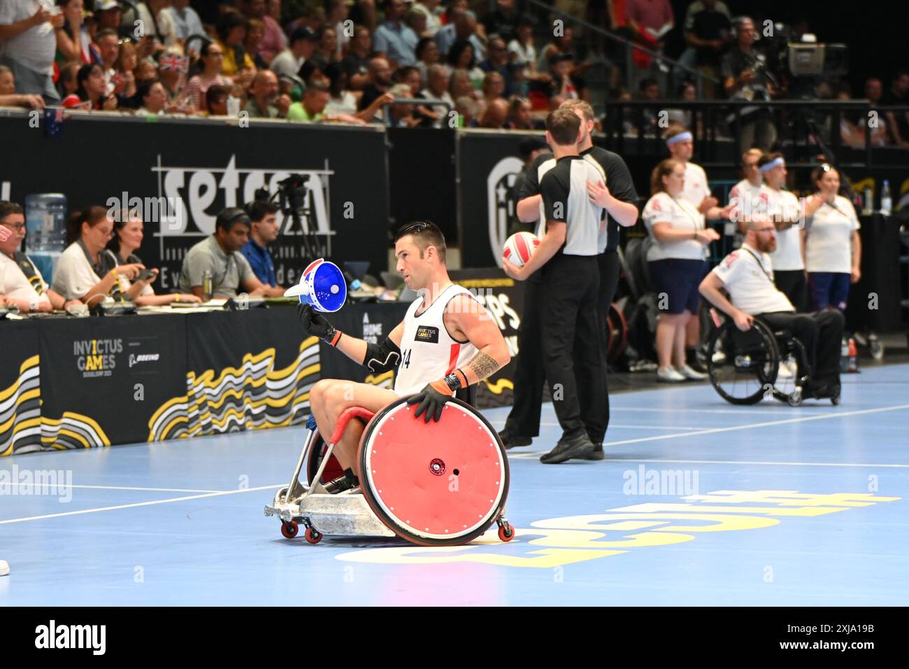 The Invictus Games 2023 Wheelchair Rugby Stock Photo - Alamy