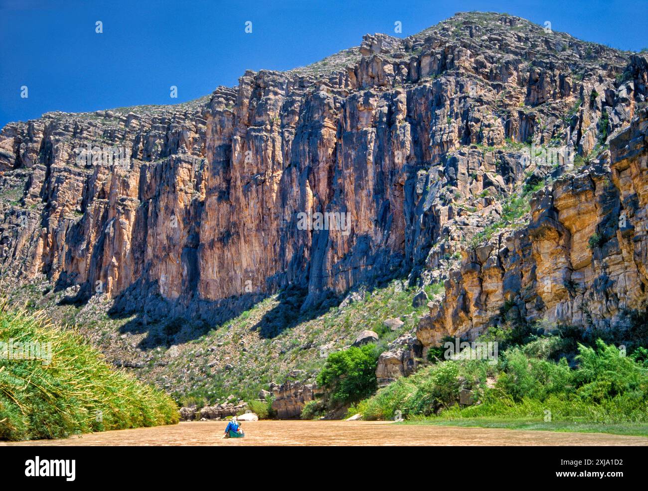 Canoeists on Rio Grande in Bullis Canyon, The Lower Canyons of Rio ...