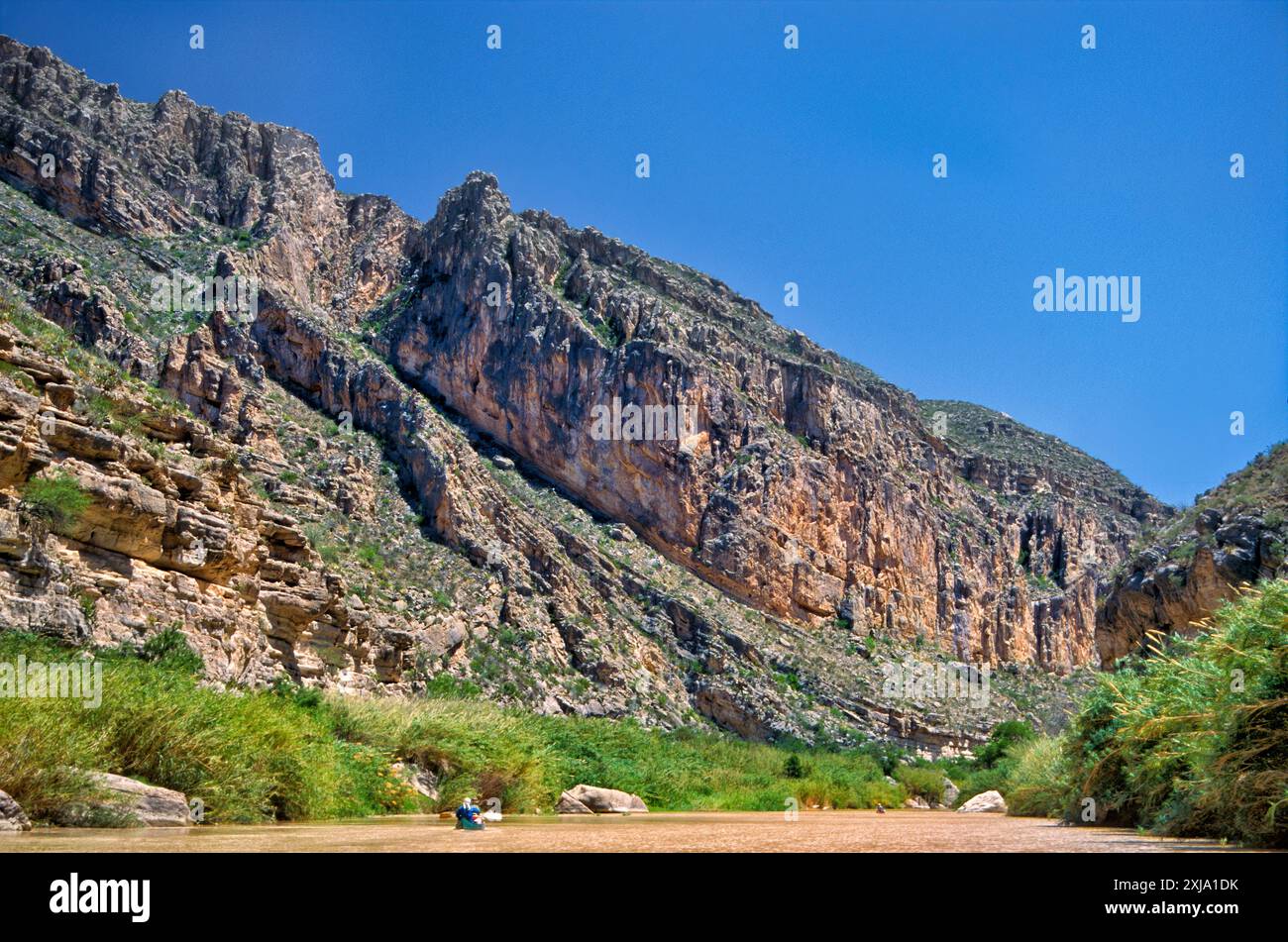 Canoeists on Rio Grande in Bullis Canyon, The Lower Canyons of Rio ...