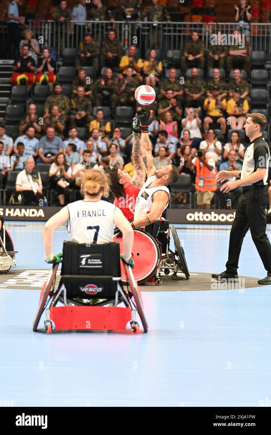 The Invictus Games 2023 Wheelchair Rugby Stock Photo - Alamy