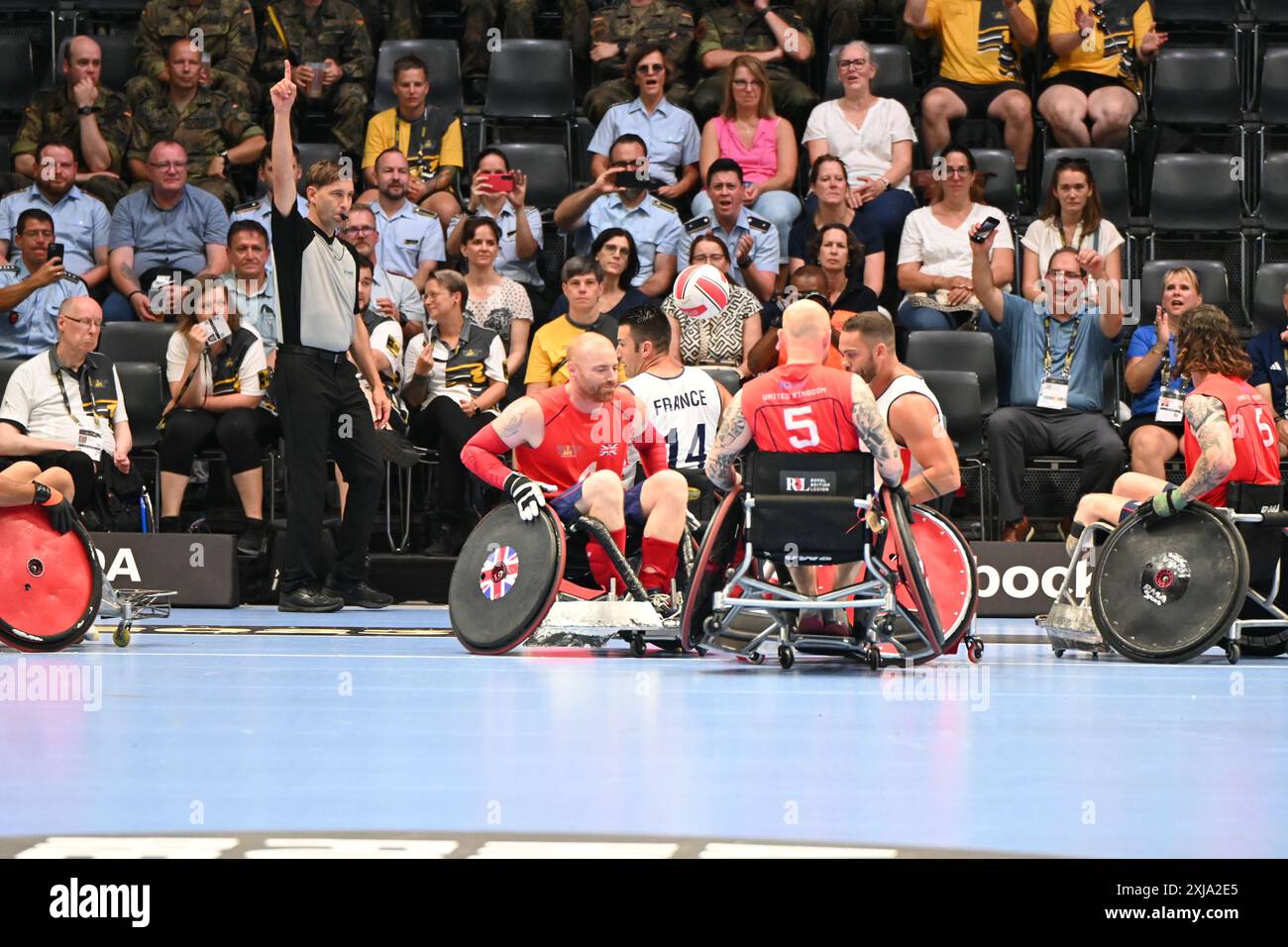 The Invictus Games 2023 Wheelchair Rugby Stock Photo - Alamy