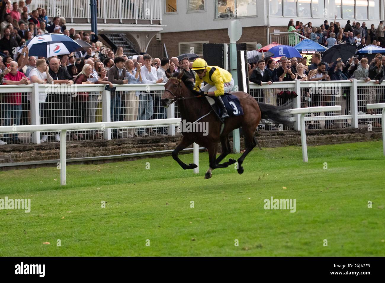 Windsor, Berkshire, UK. 15th July, 2024. Horse Min Huna ridden by ...