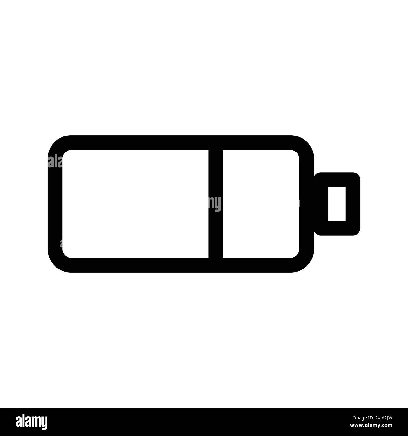 Battery Charging Icon Set In Thin Line Outline Style And Linear Vector