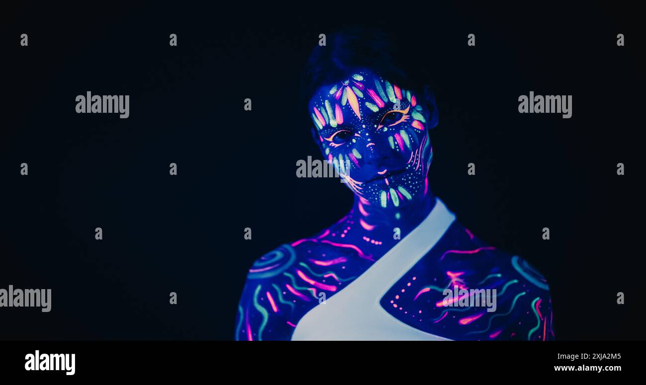 Innovative Beauty Advertising Shoot: Talented Model Showcases Her ...