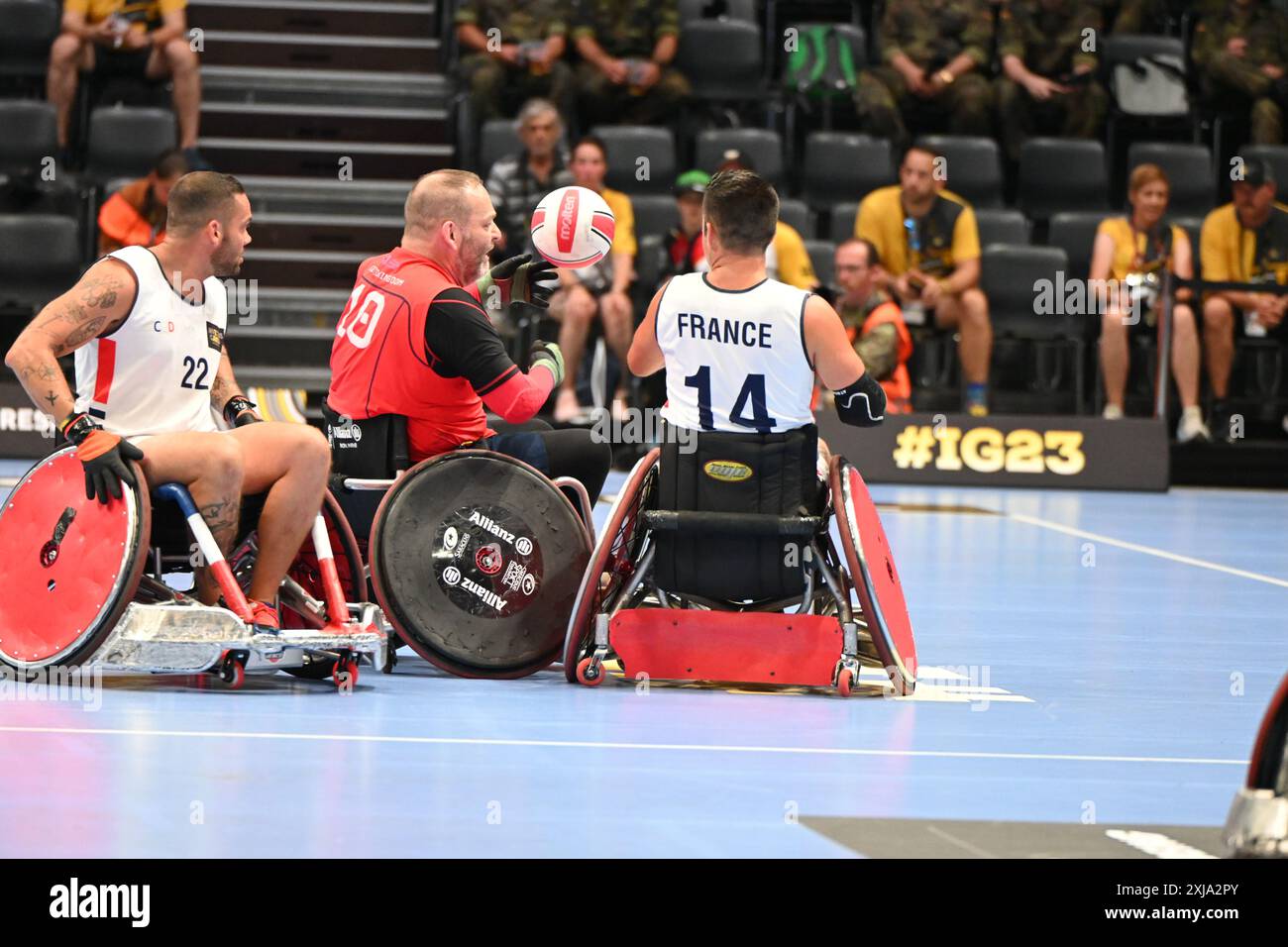 The Invictus Games 2023 Wheelchair Rugby Stock Photo - Alamy