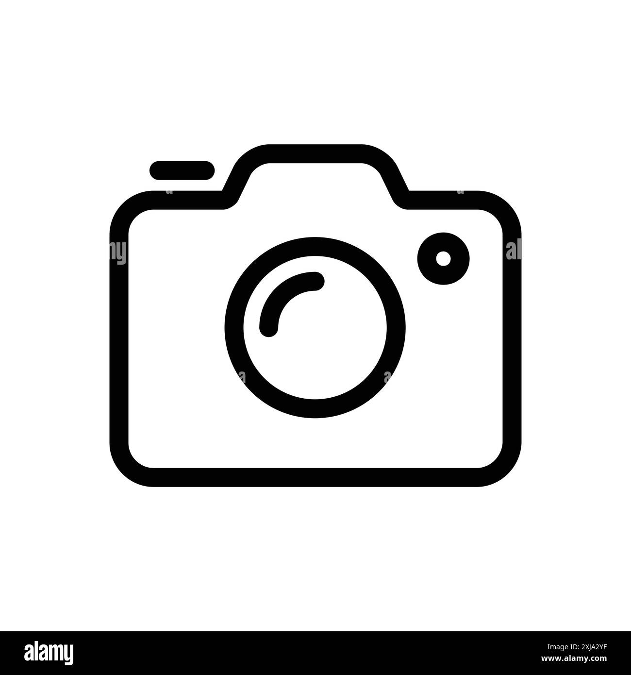 Camera icon in linear Stock Vector Images - Alamy