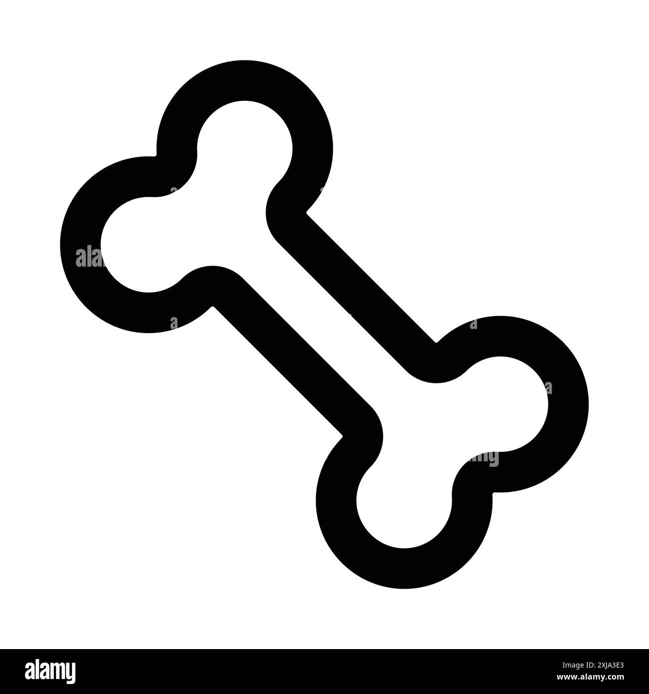 Bone icon set in Cut Out Stock Images & Pictures - Alamy