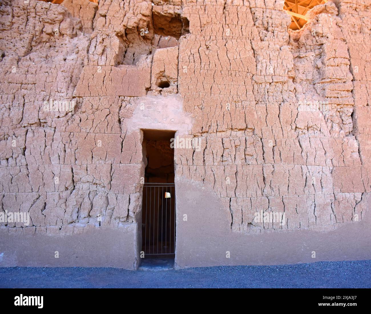 Ancient Casa Grande Ruins National Monument of the Pre-columbian ...
