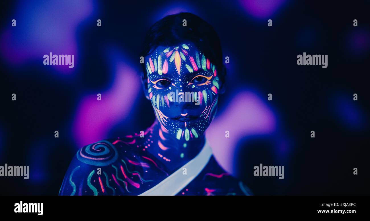 Innovative Beauty Advertising Shoot: Talented Model Showcases Her ...