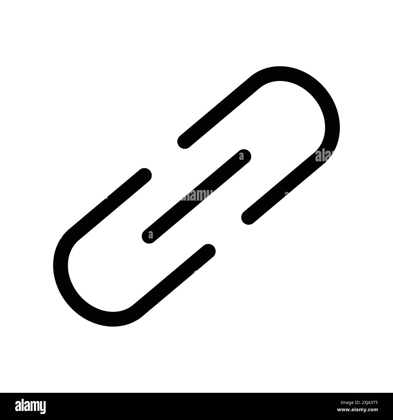 Chain link icon set in thin line outline style and linear vector sign Stock Vector Image & Art ...