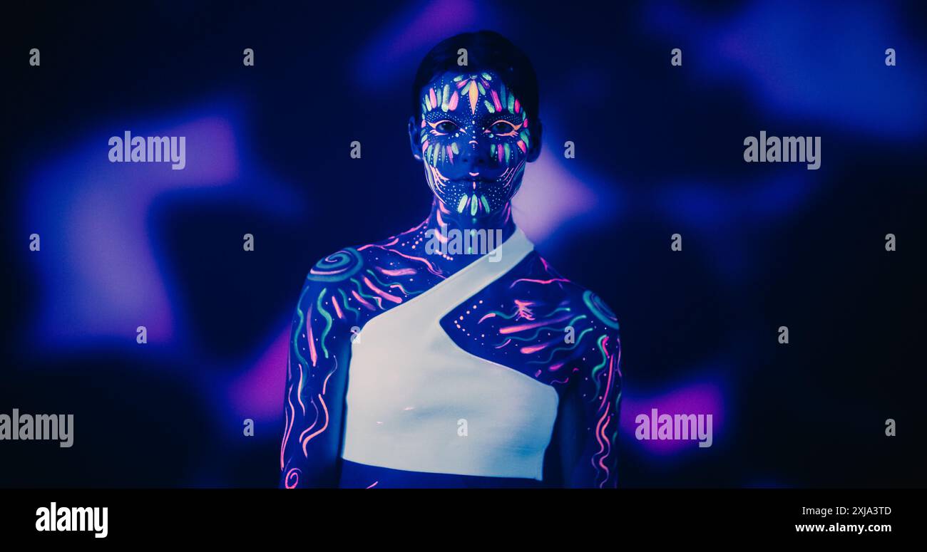 Innovative Beauty Advertising Shoot: Talented Model Showcases Her ...