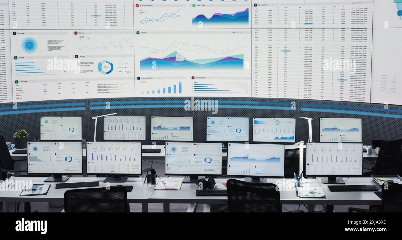 System monitoring interface showing storage hi-res stock photography ...