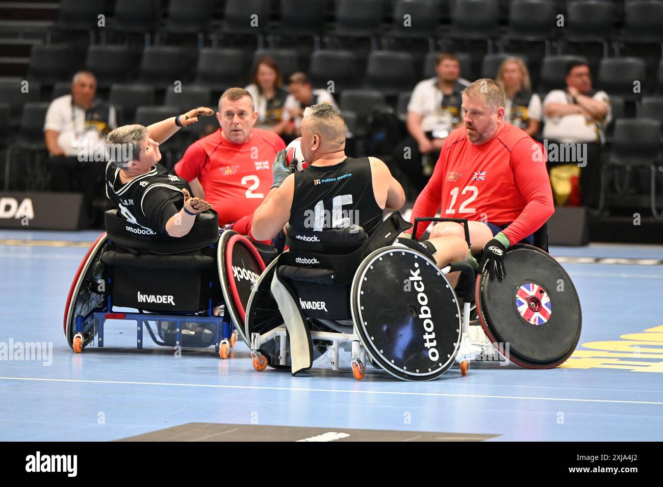 The Invictus Games 2023 Wheelchair Rugby Stock Photo - Alamy