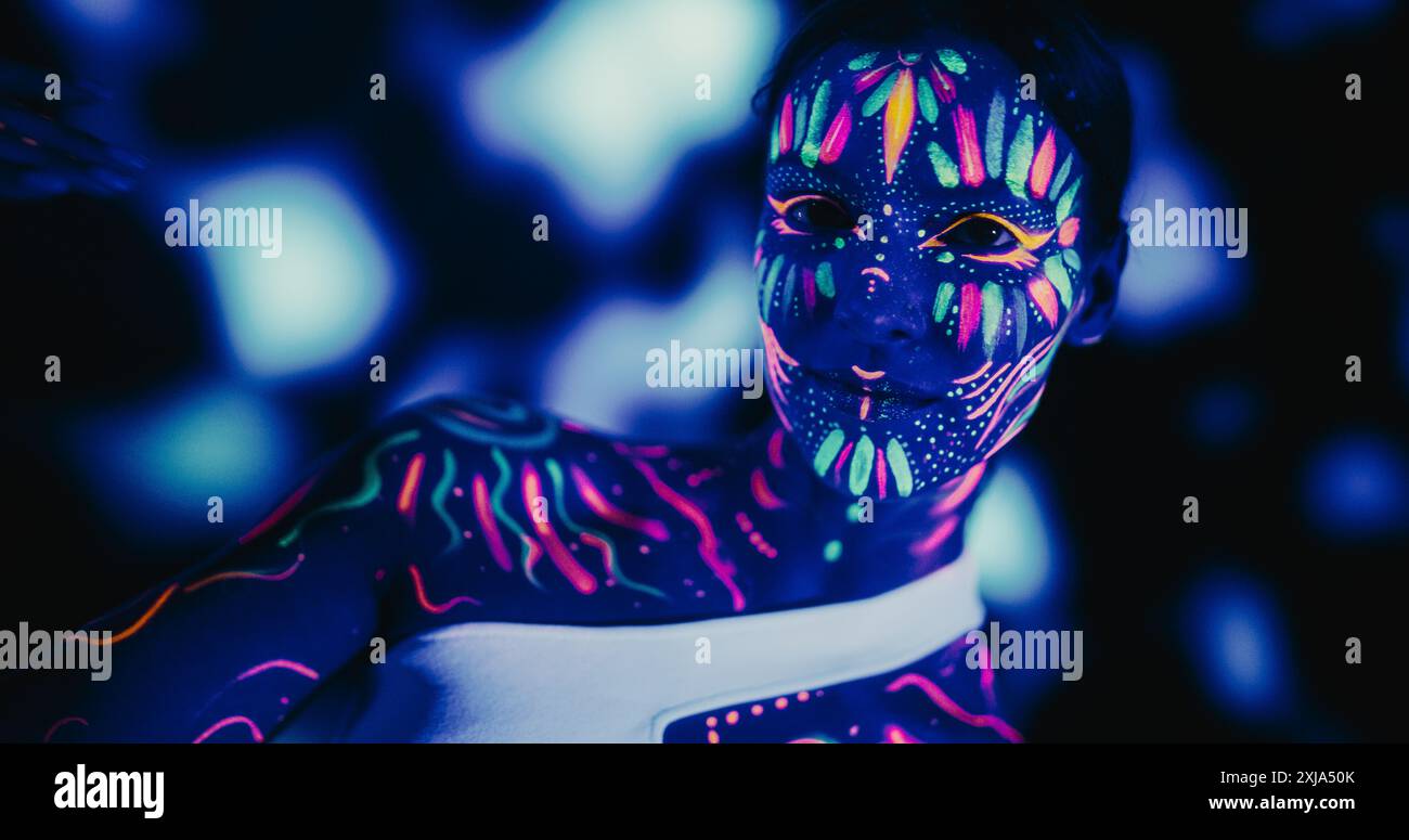 Innovative Beauty Advertising Shoot: Talented Model Showcases Her ...