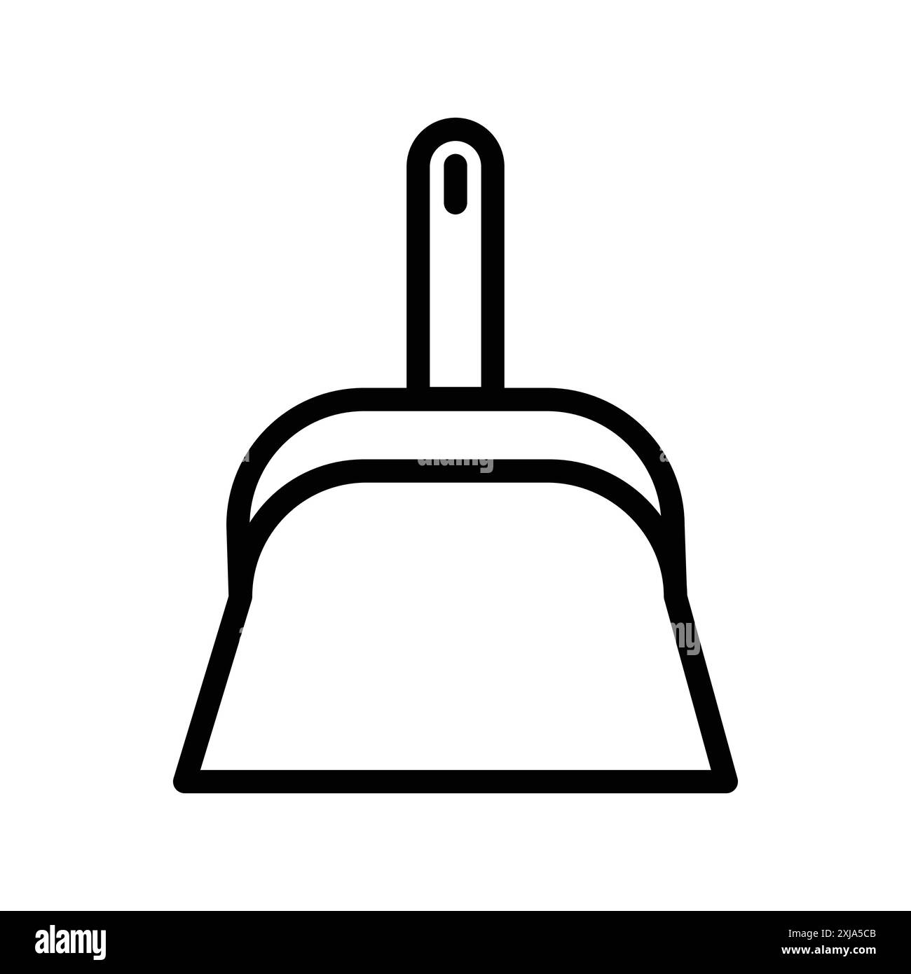 Dustpan icon set in thin line outline style and linear vector sign Stock Vector Image & Art - Alamy