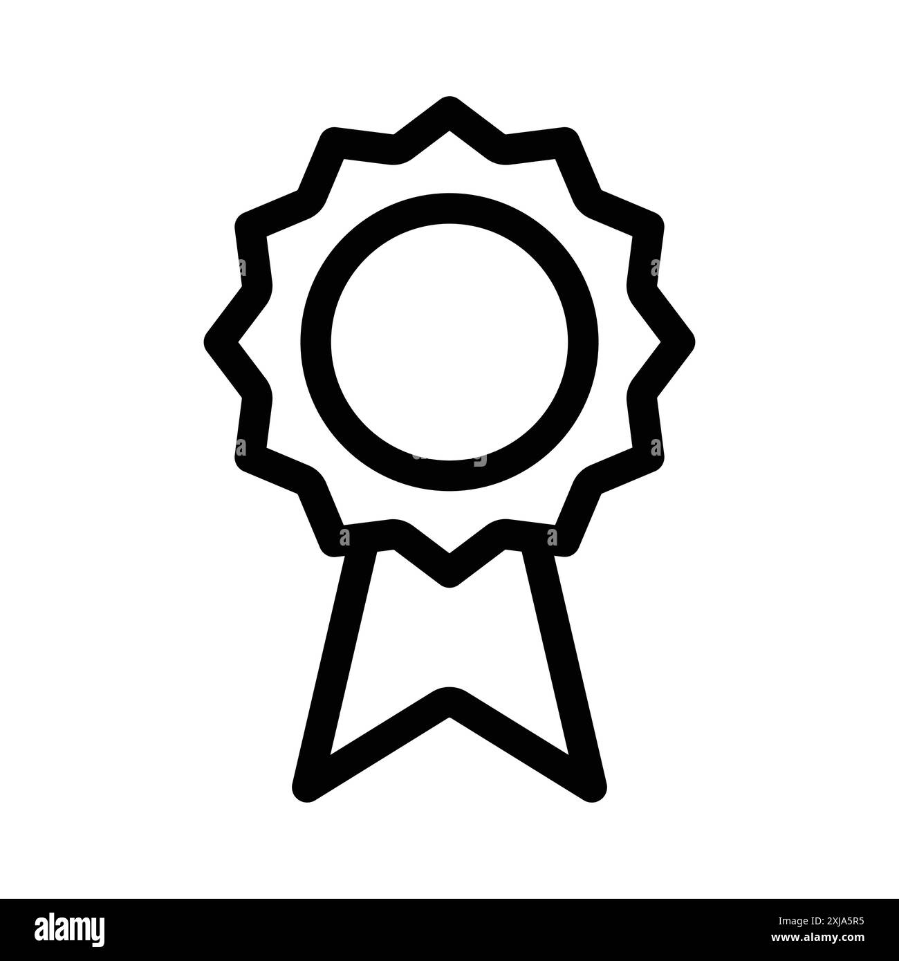 Medal Icon Set In Thin Line Outline Style And Linear Vector Sign Stock Vector Image And Art Alamy