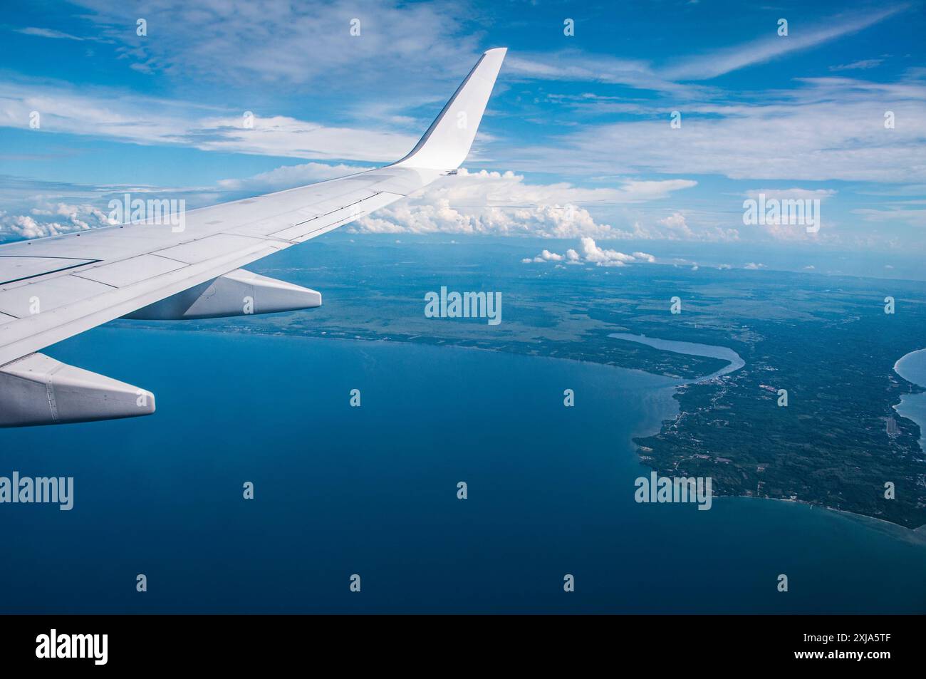 In Flight Beauty, the Airplane Wing View from Your Window Seat, A ...