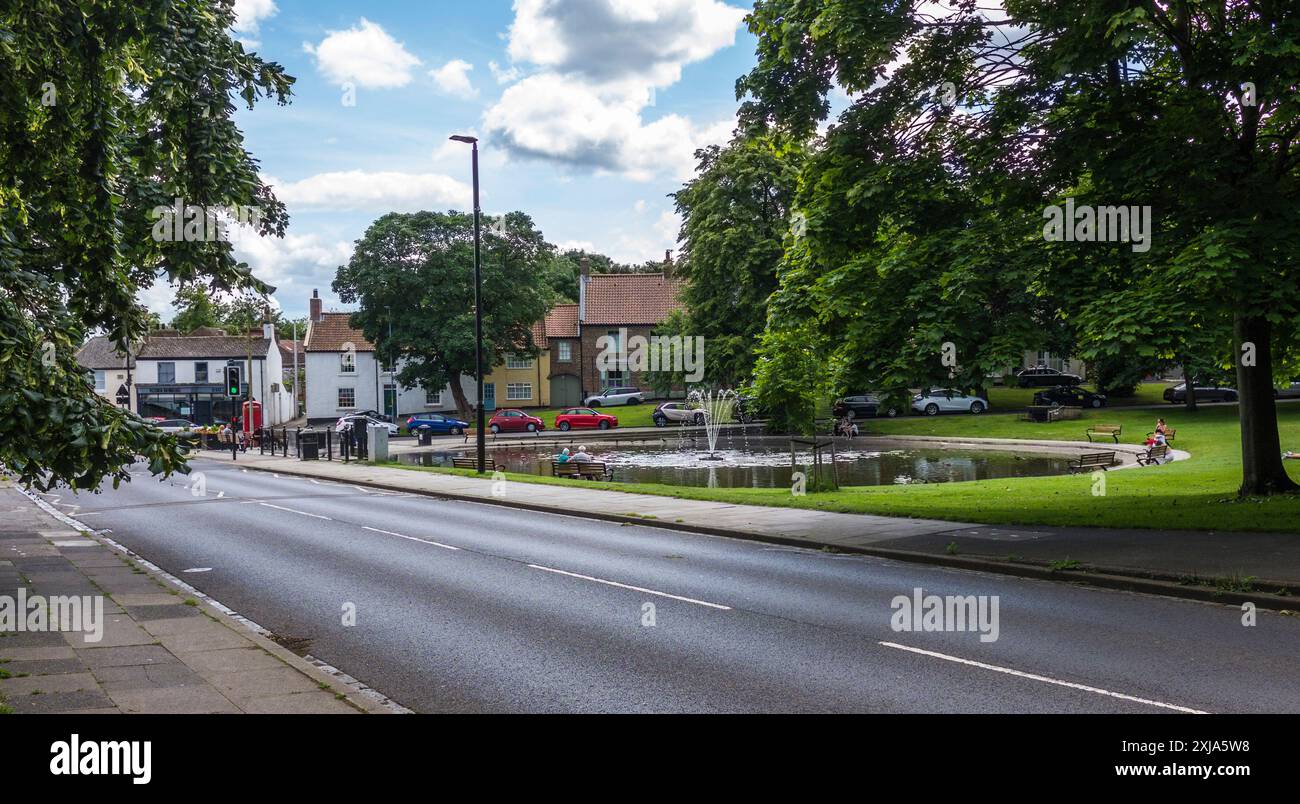 The scenic duck pond area at Norton on Tees,England,UK Stock Photo - Alamy