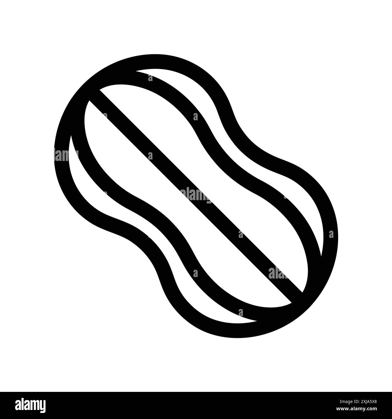 Peanut icon set in thin line outline style and linear vector sign Stock Vector Image & Art - Alamy