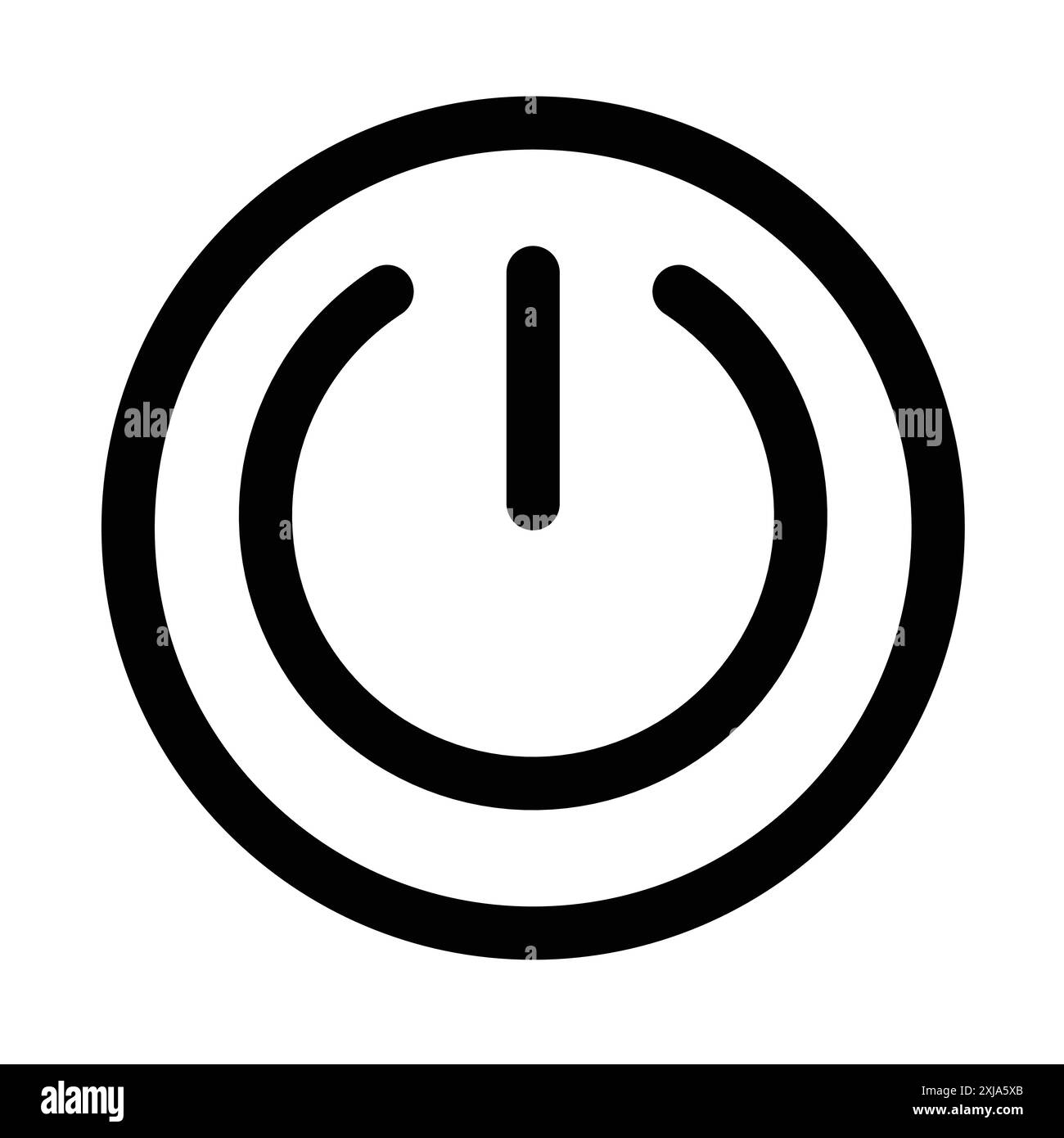 Power Activation Button icon set in thin line outline style and linear ... Power Activation Button icon set in thin line outline style and linear ...
