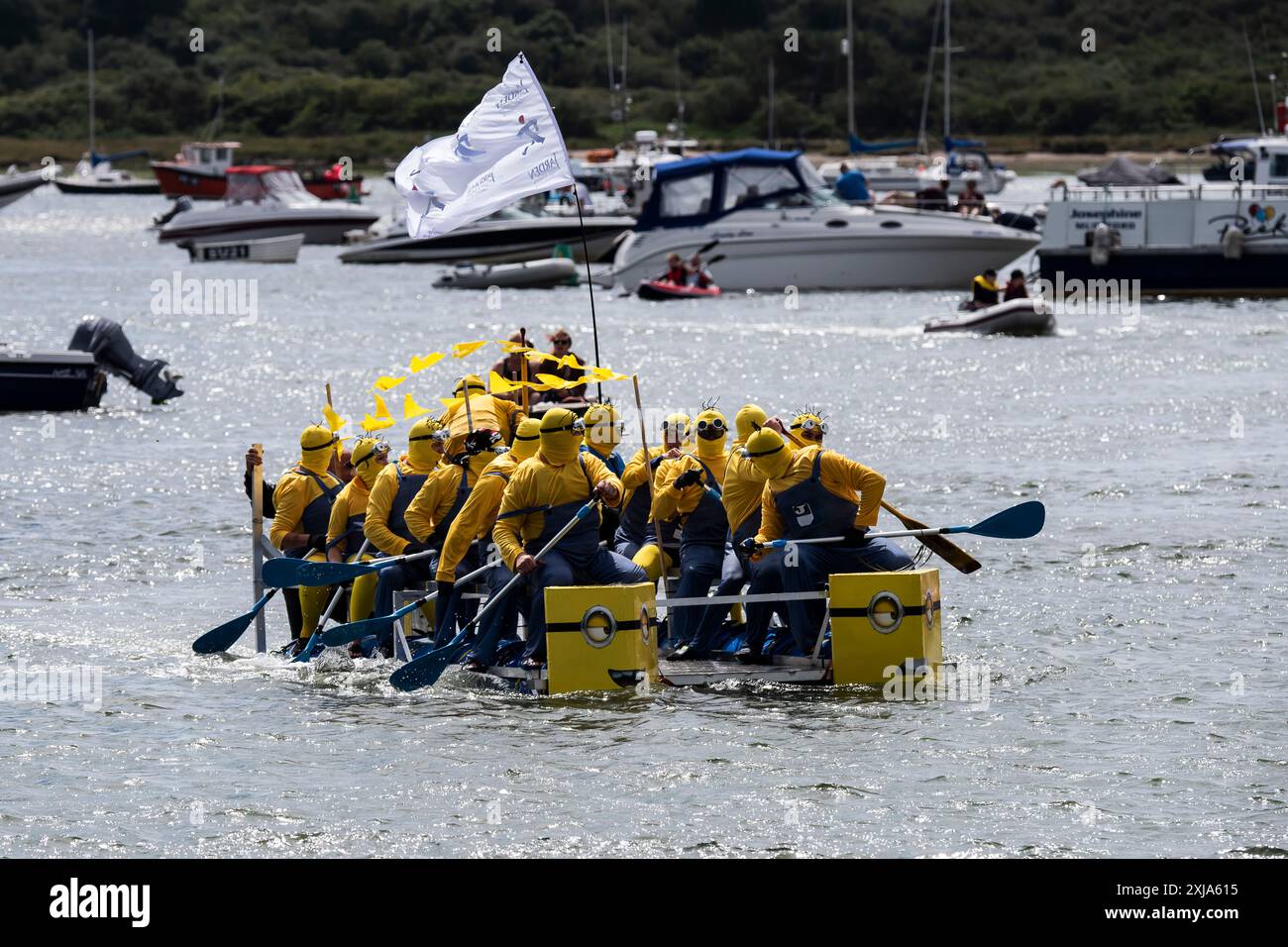 Family fun day raft race hi-res stock photography and images - Alamy