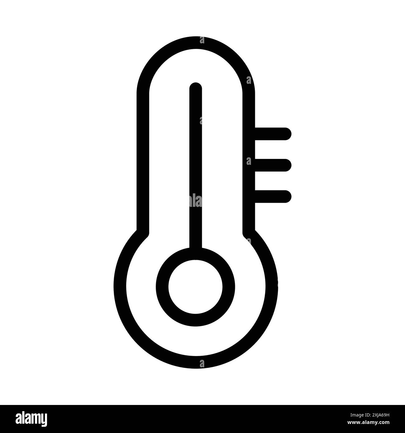 Temperature sensor icon vector vectors hi-res stock photography and ...