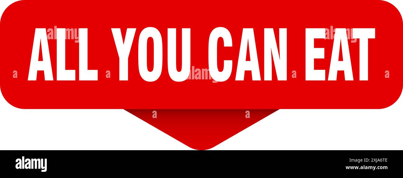 all you can eat sticker. all you can eat sign on transparent background ...