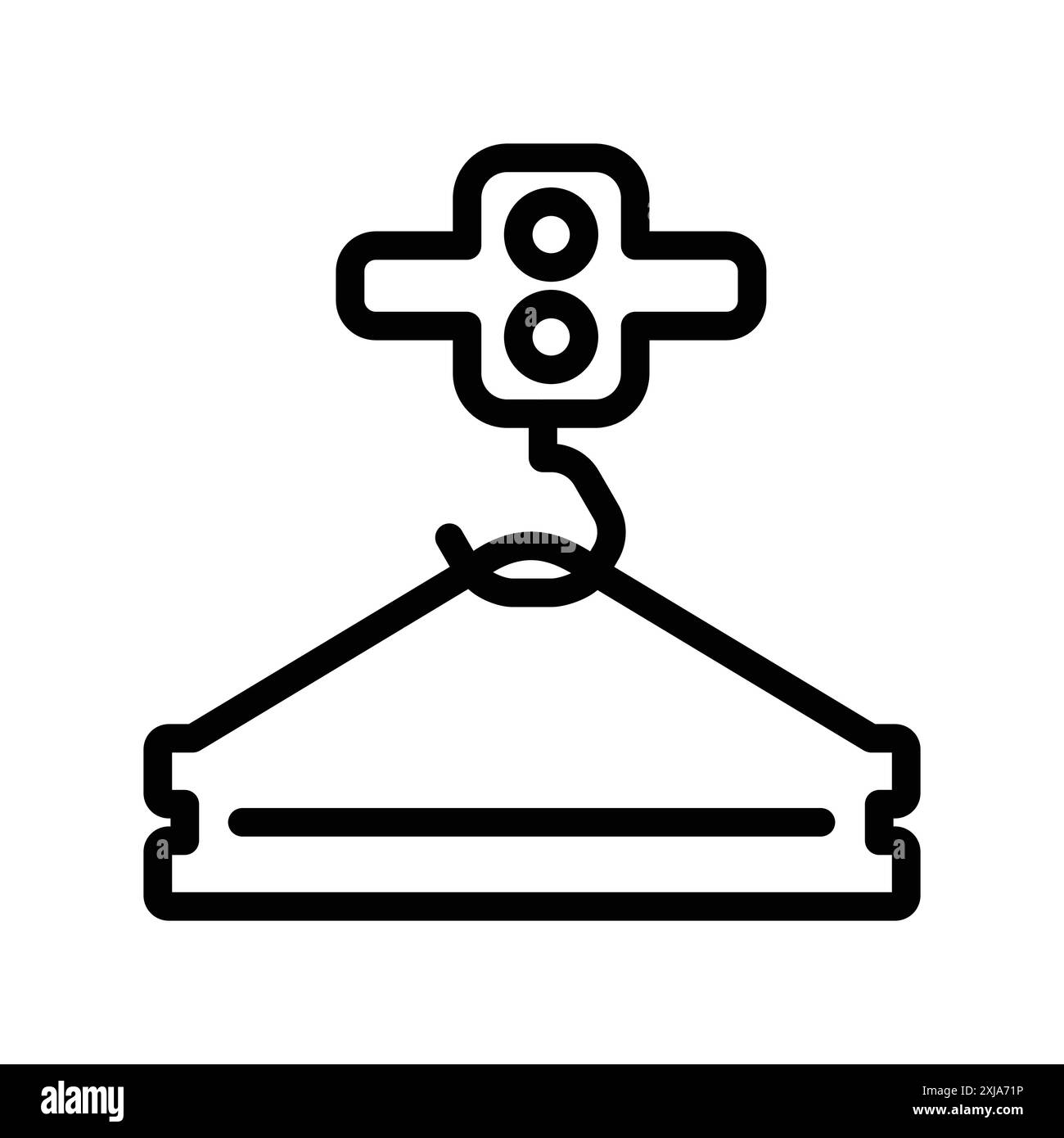 hook icon set in thin line outline style and linear vector sign Stock Vector Image & Art - Alamy