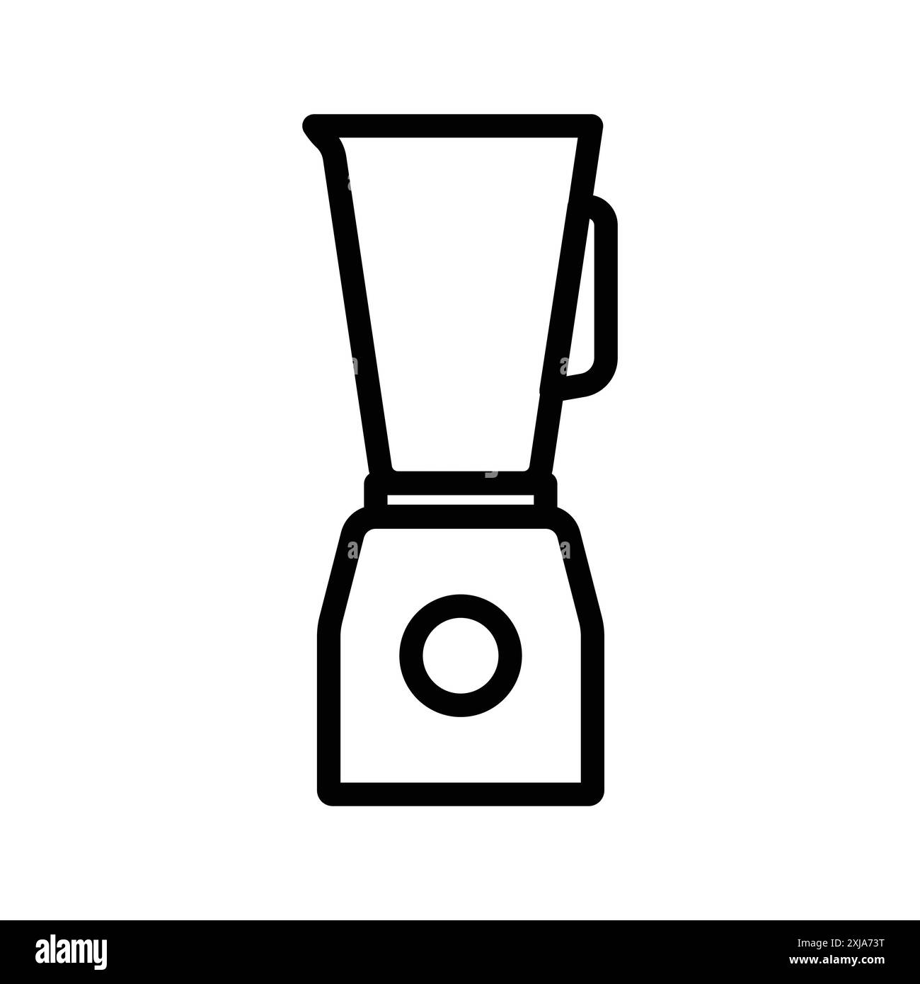 Blender icon set in thin line outline style and linear vector sign ...