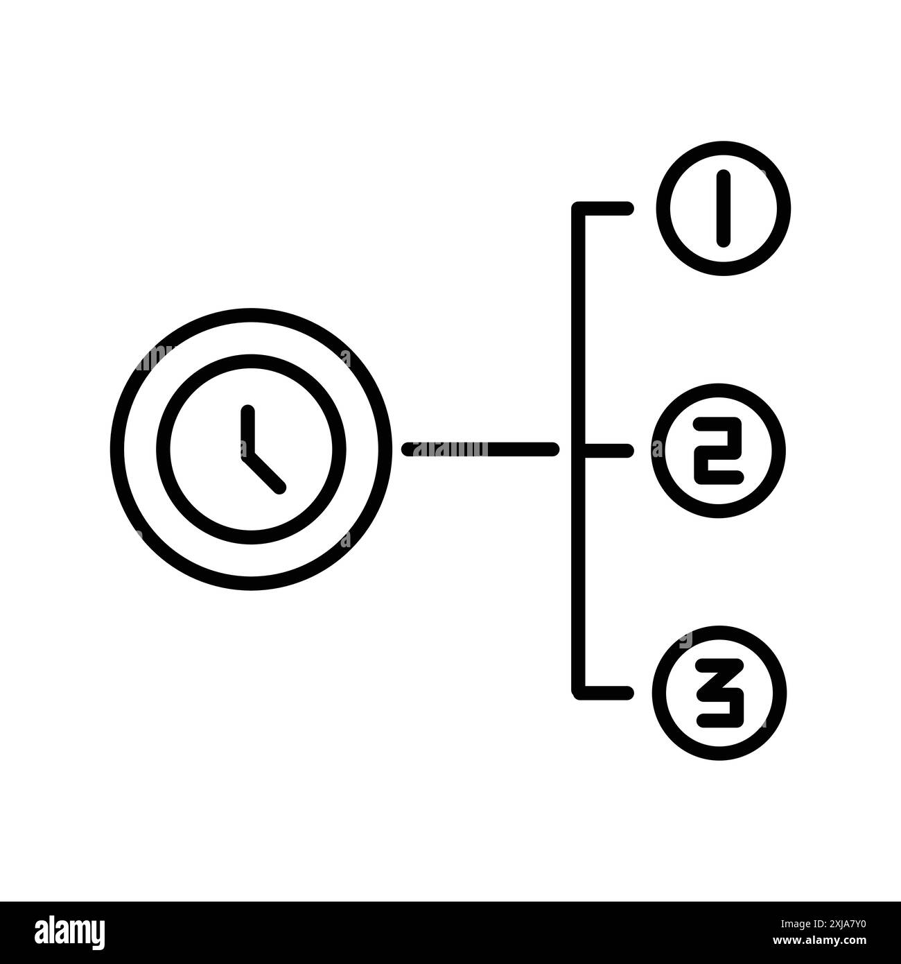 Priority icon set in thin line outline style and linear vector sign Stock Vector Image & Art - Alamy
