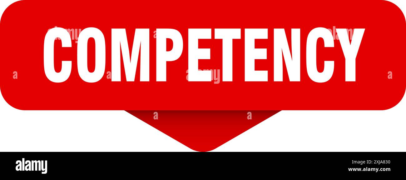 competency sticker. competency sign on transparent background ...