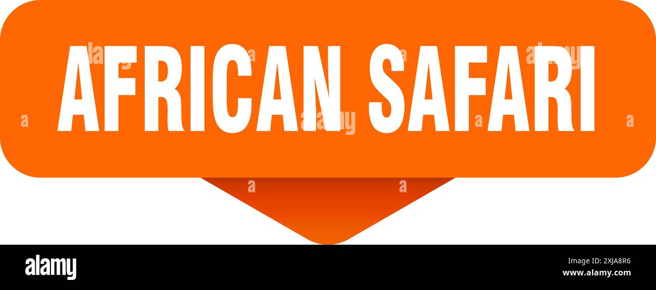 african safari sticker. african safari sign on transparent background ...