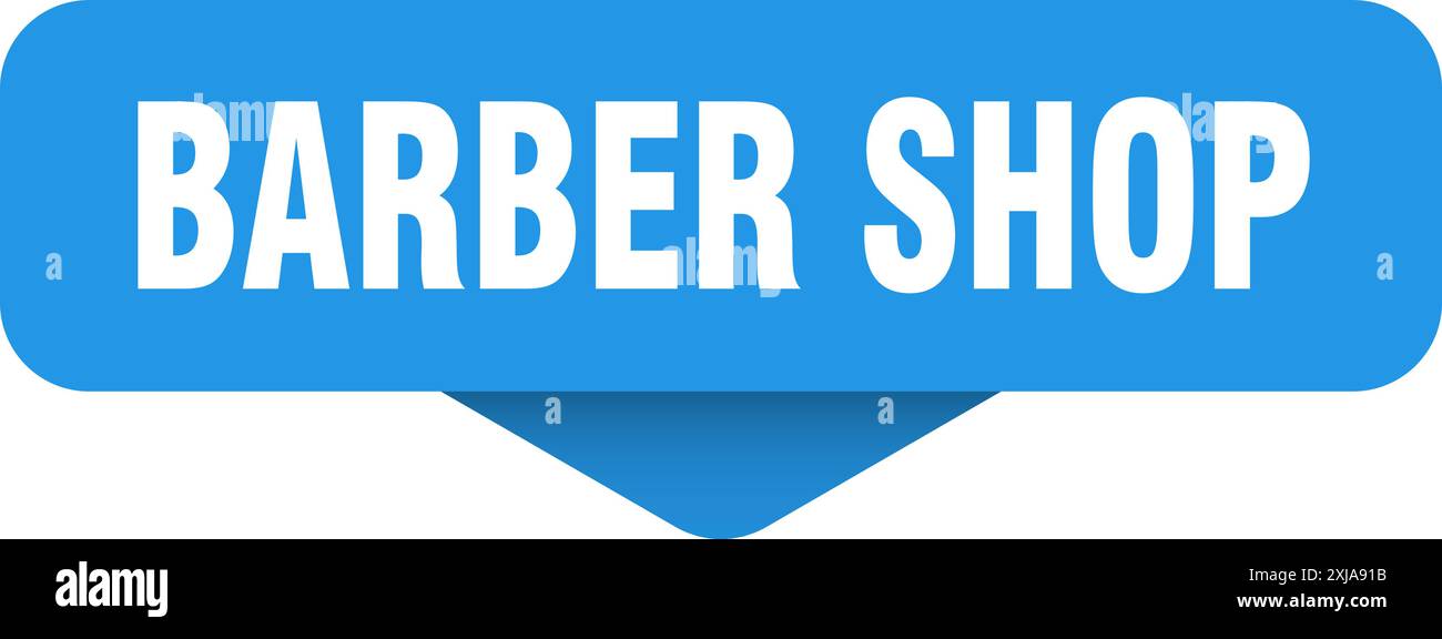 barber shop sticker. barber shop sign on transparent background ...
