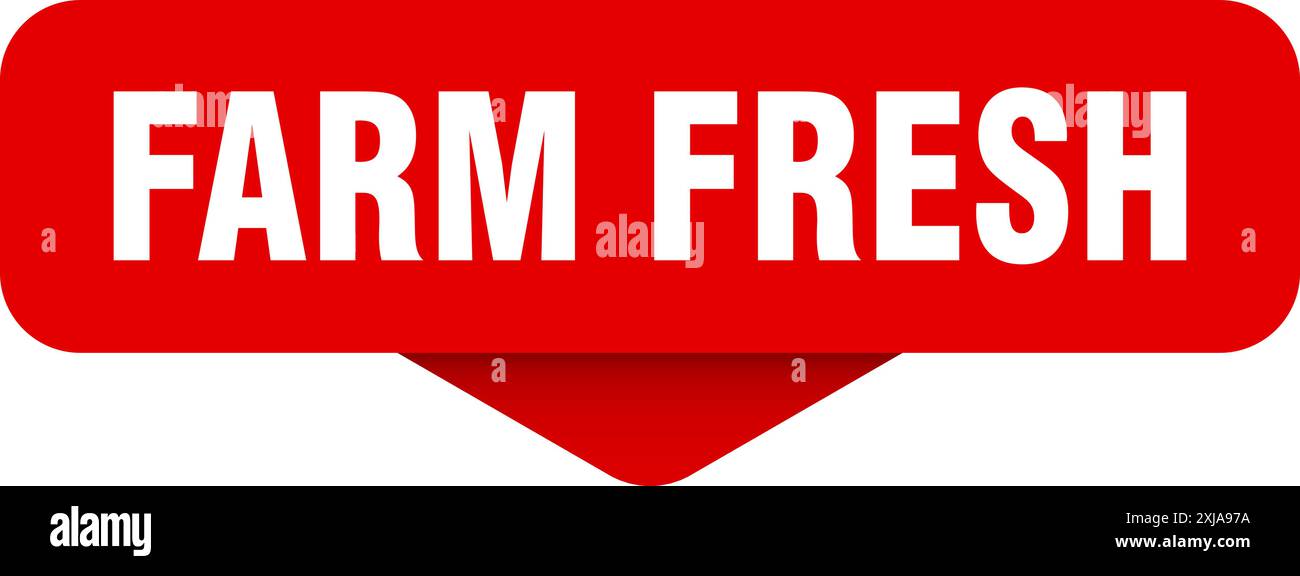 farm fresh sticker. farm fresh sign on transparent background ...