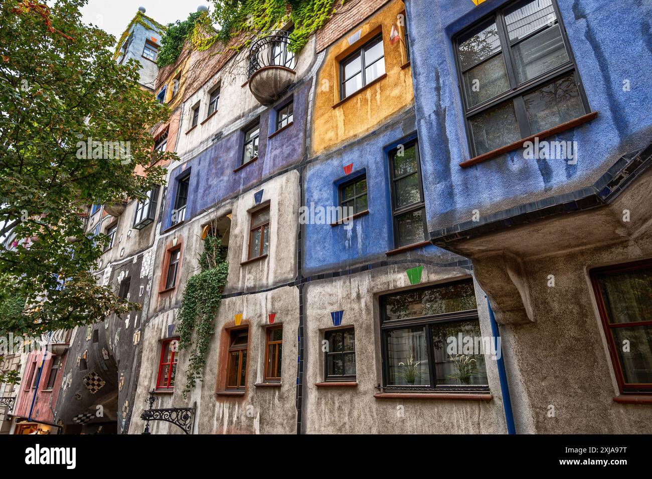 Vienna, Austria, August 21, 2022. Spectacular shot of the colorful ...