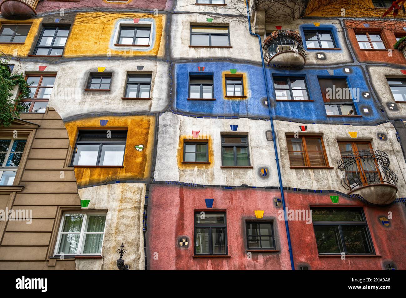 Vienna, Austria, August 21, 2022. Spectacular shot of the colorful ...
